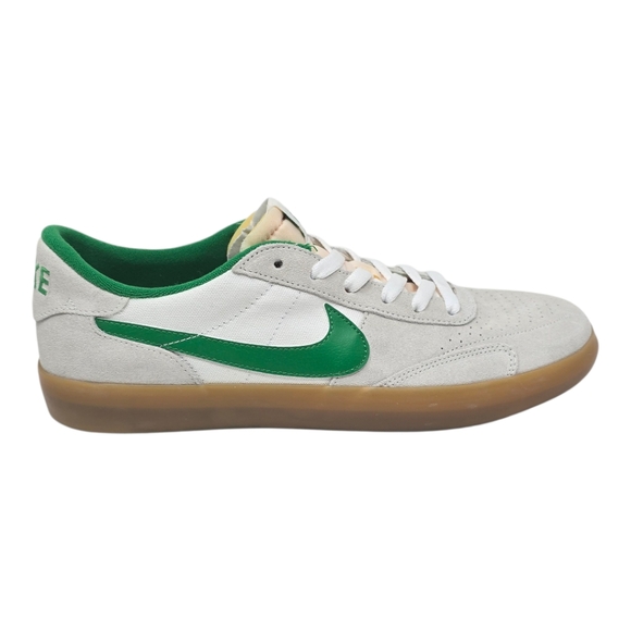 Nike | Shoes | Nike Sb Heritage Vulc White Green Gum Skateboard Shoes ...